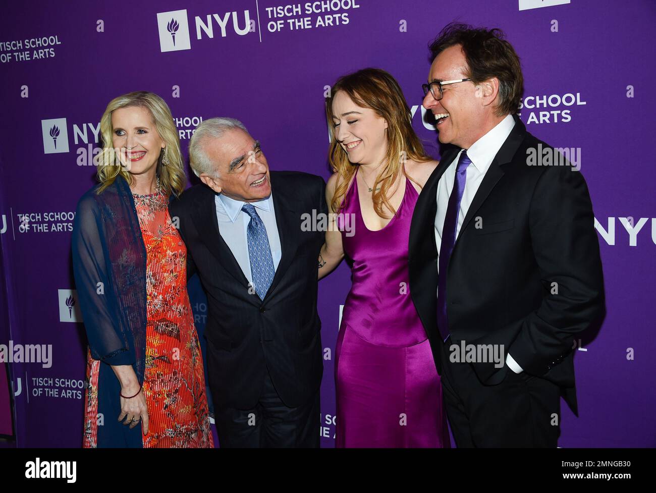 Dean of the NYU Tisch School of the Arts Allyson Green, left, filmmaker ...
