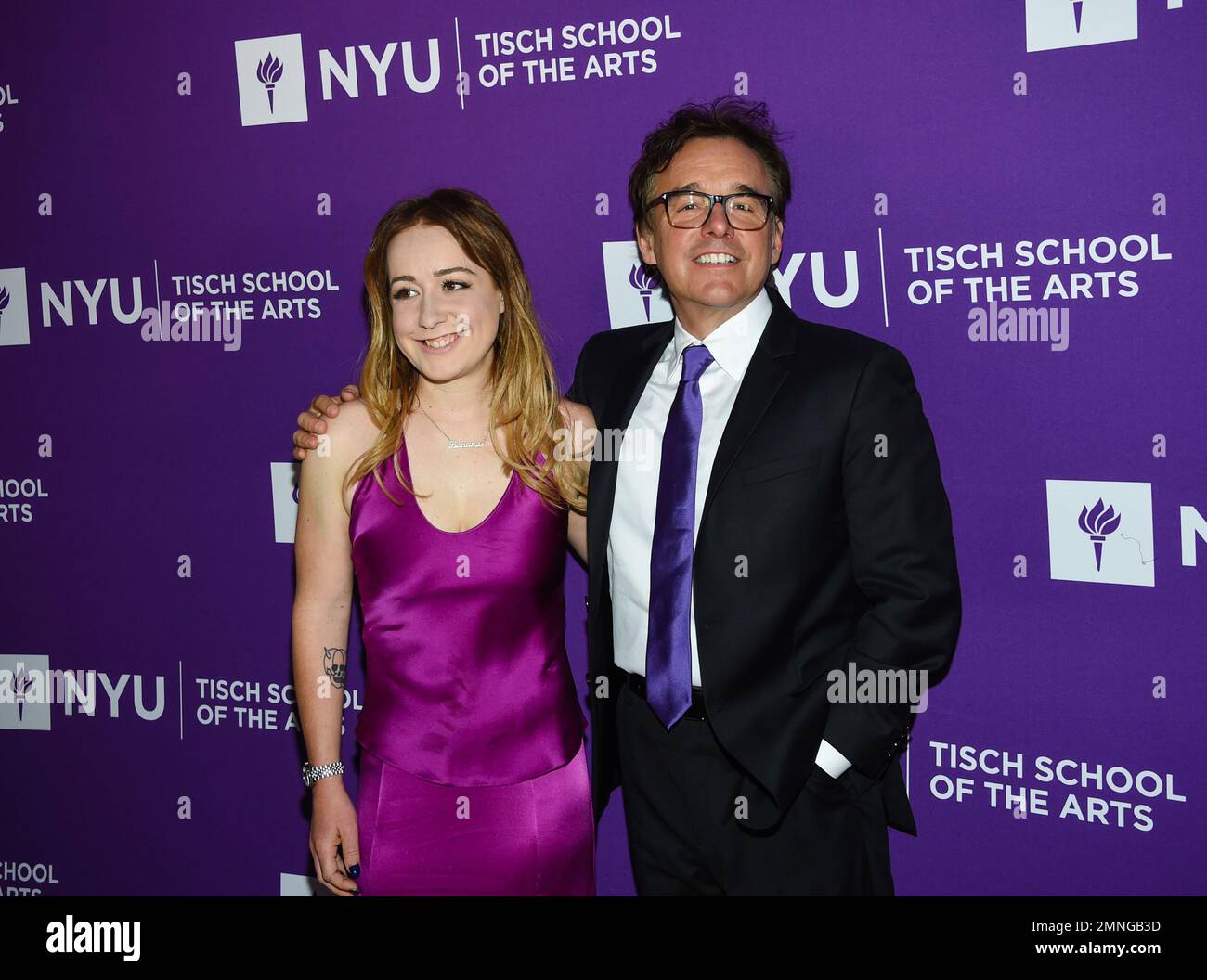 Filmmakers and honorees Chris Columbus and daughter Eleanor Columbus ...