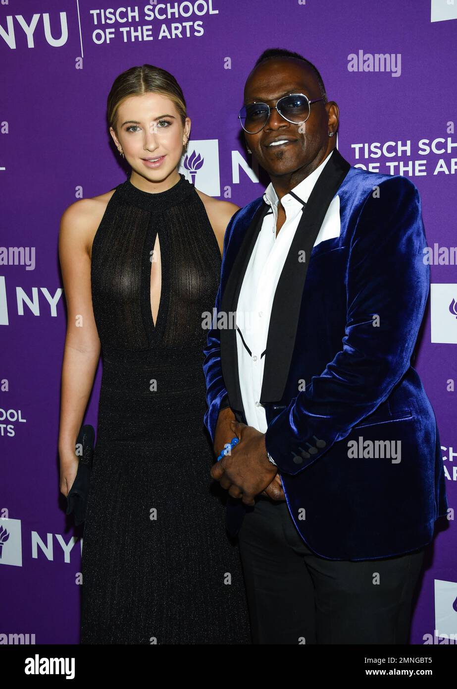 Music and television personality Randy Jackson, right, and DJ Pebbles ...