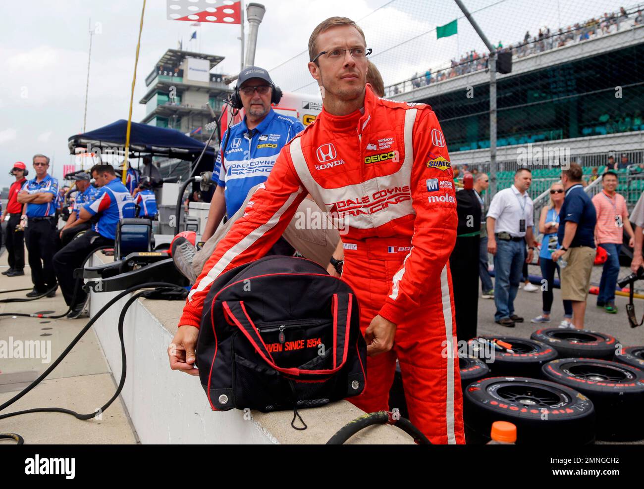 FILE - In this May 19, 2017, file photo, Sebastien Bourdais, of France ...