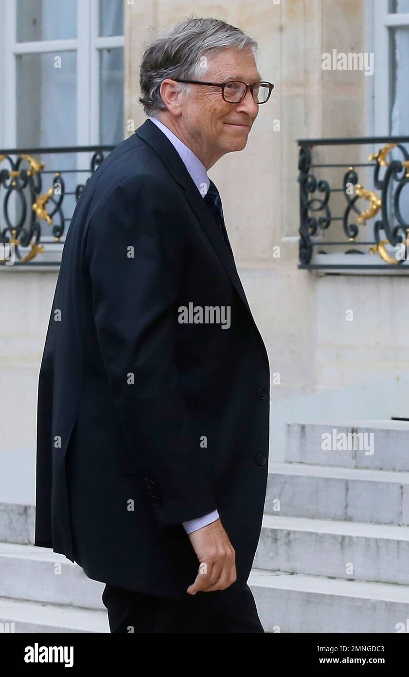 Bill Gates, Co-Chair of the Bill & Melinda Gates Foundation, arrives ...