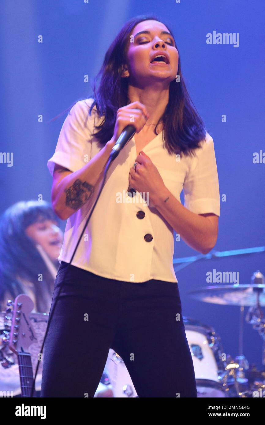 Artist Cristal Ramirez of The Aces performs during the X Ambassadors ...