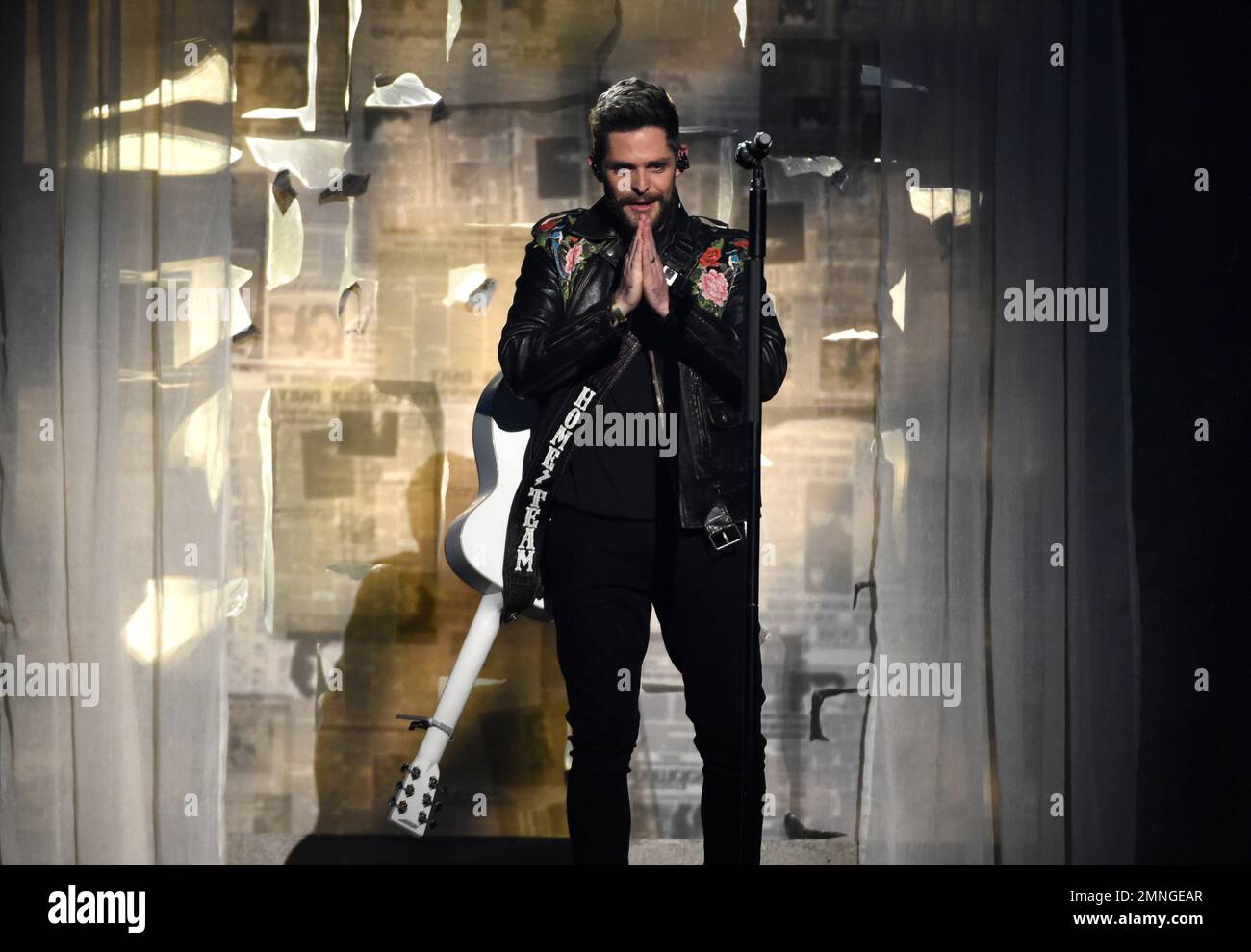 Thomas Rhett performs "Marry Me" at the 53rd annual Academy of Country ...