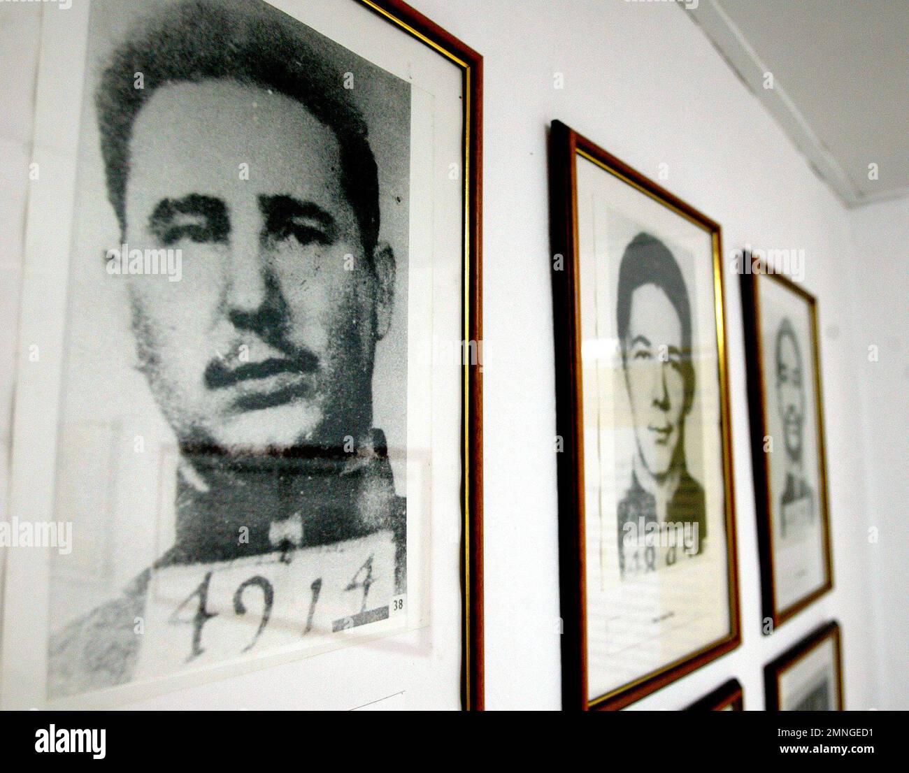 FILE - This July 19, 2003 file photo shows the 1953 mug shots of Fidel ...