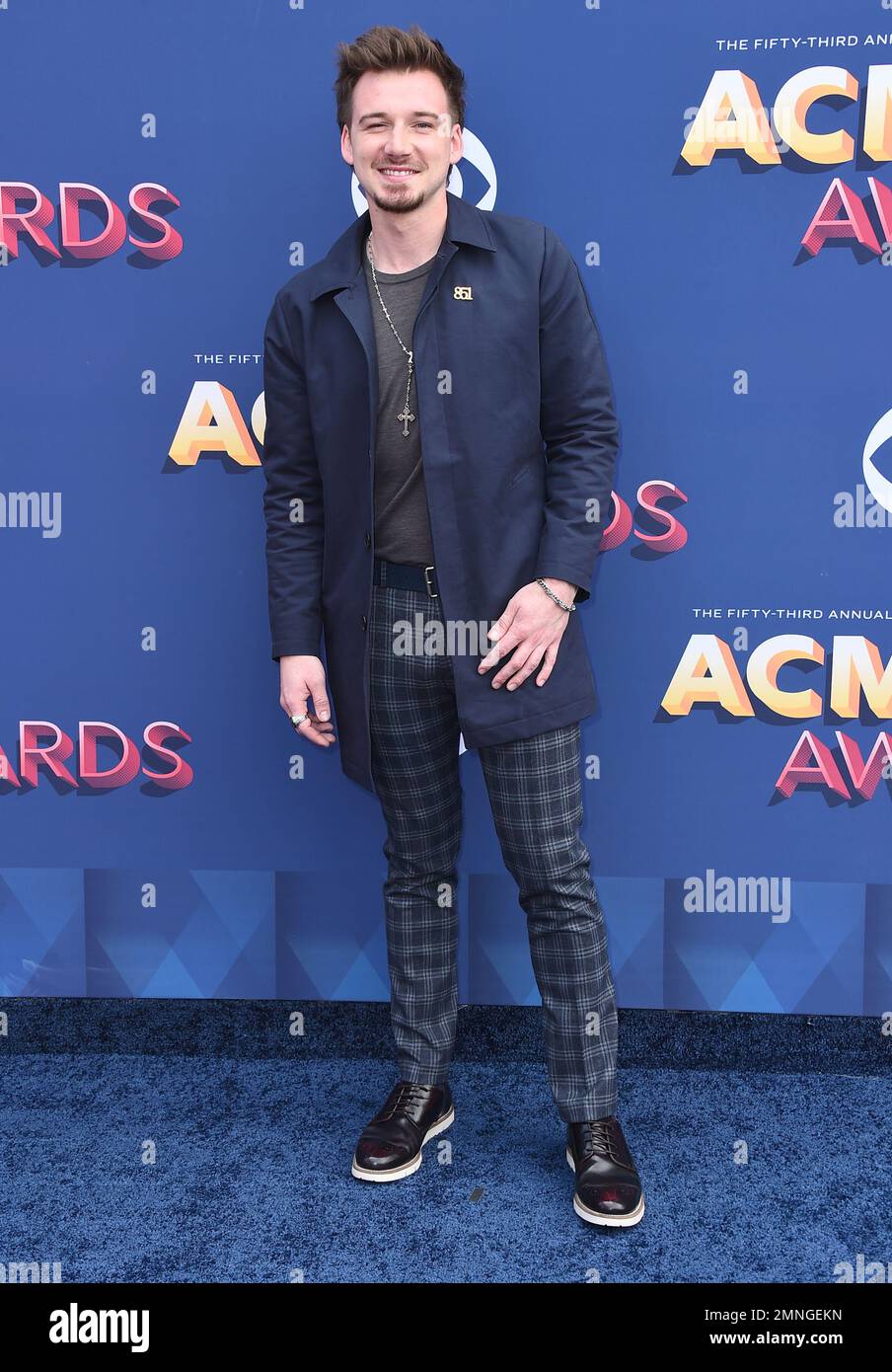 Morgan Wallen arrives at the 53rd annual Academy of Country Music ...