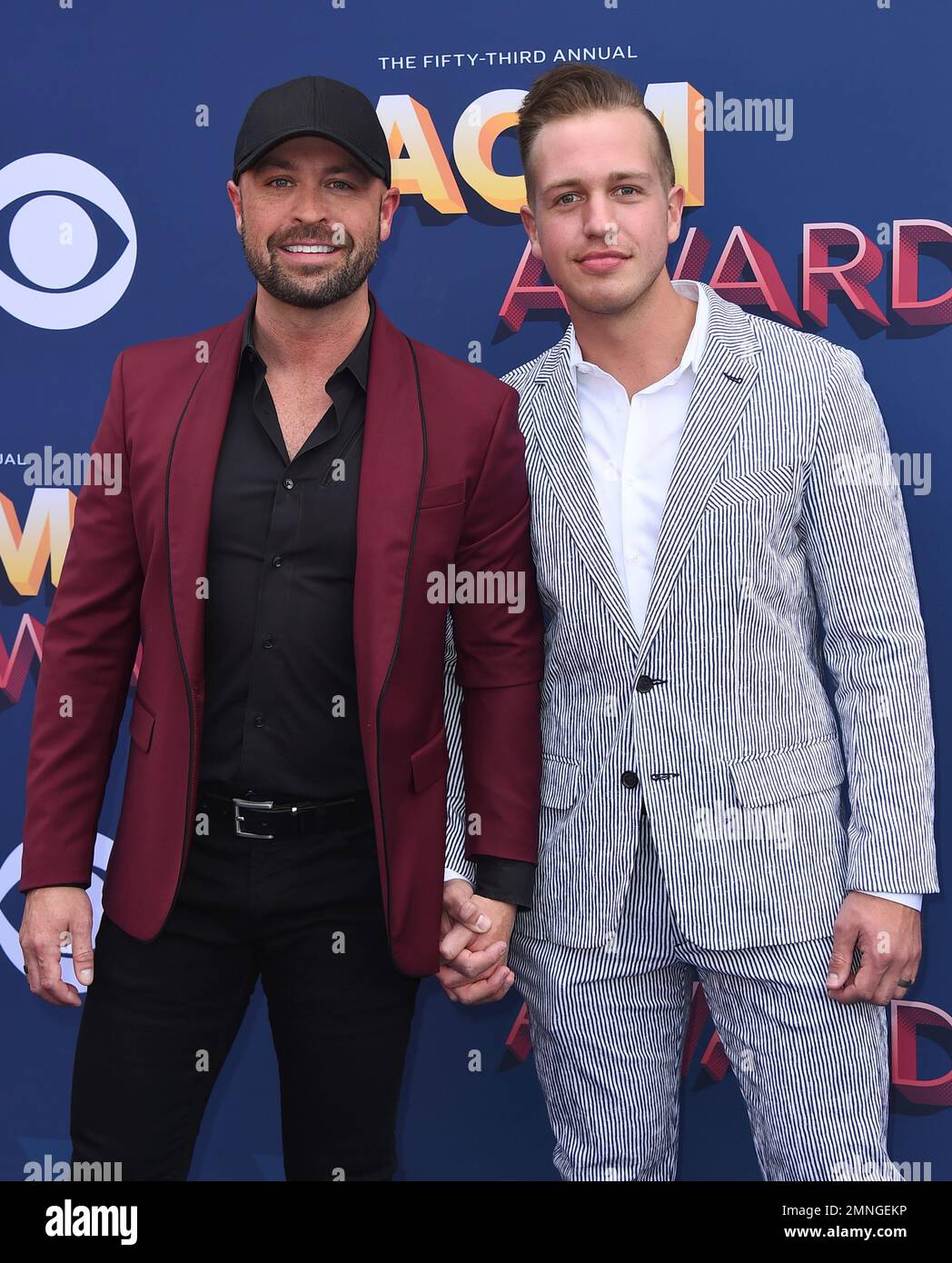 Cody Alan, left, and and Michael Trea Smith arrive at the 53rd annual ...