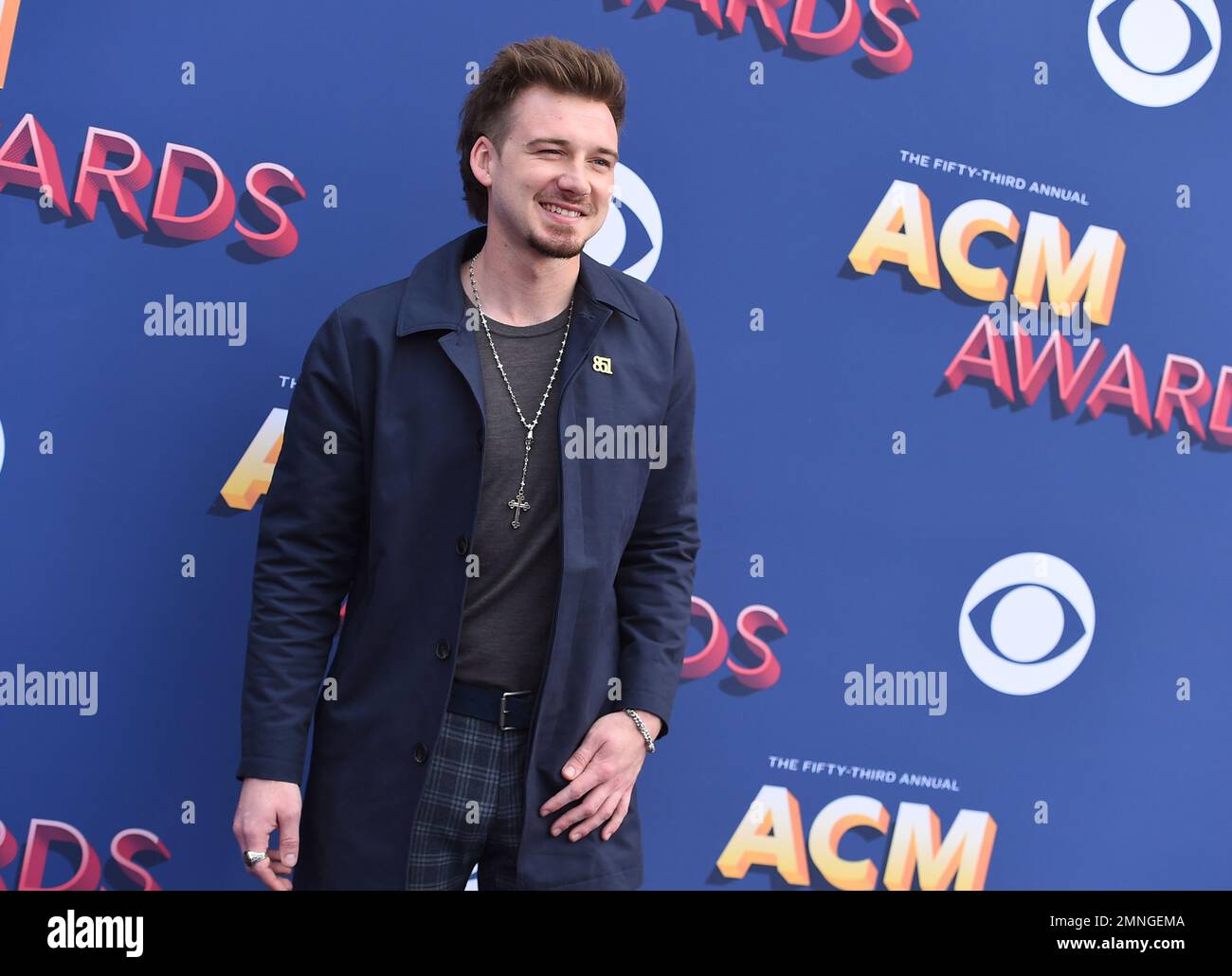 Morgan Wallen arrives at the 53rd annual Academy of Country Music ...