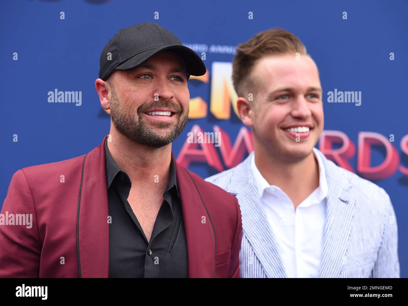 Cody Alan, left, and and Michael Trea Smith arrive at the 53rd annual ...