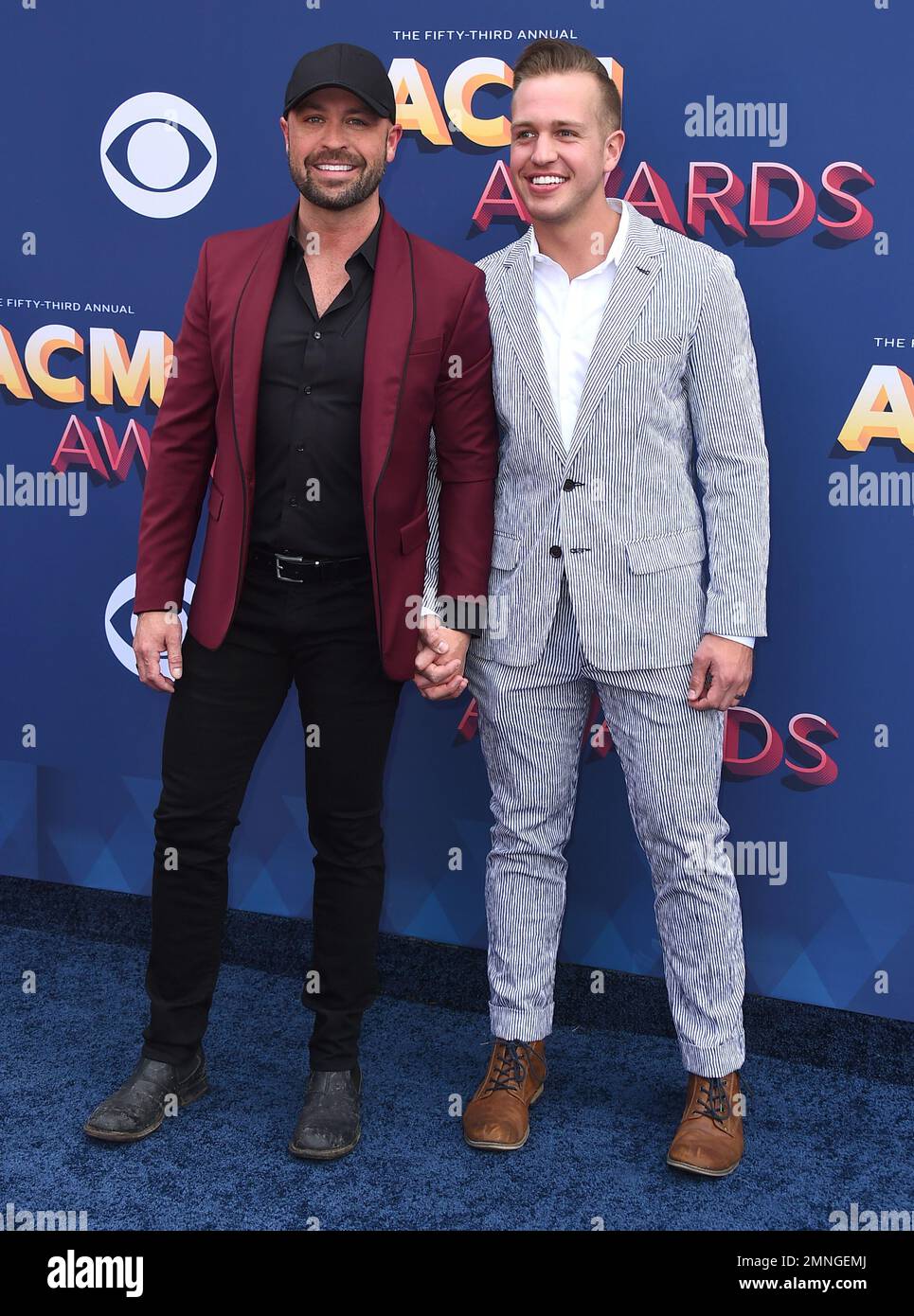 Cody Alan, left, and and Michael Trea Smith arrive at the 53rd annual ...