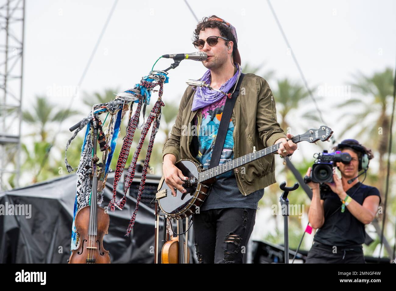 Zambricki Li of Magic Giant performs at the Coachella Music & Arts ...