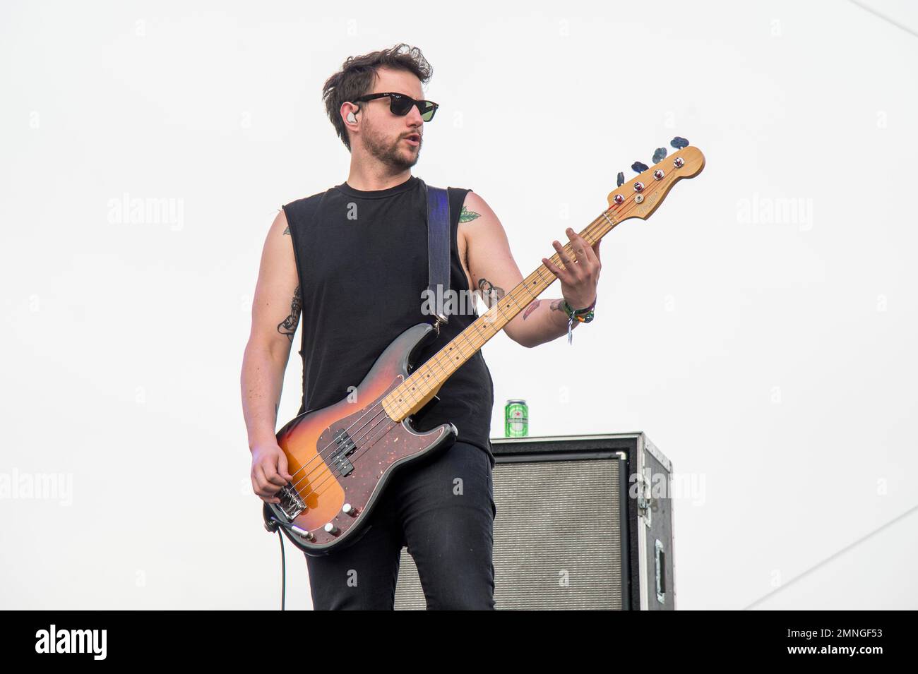 Philip Blake of Nothing But Thieves performs at the Coachella Music ...