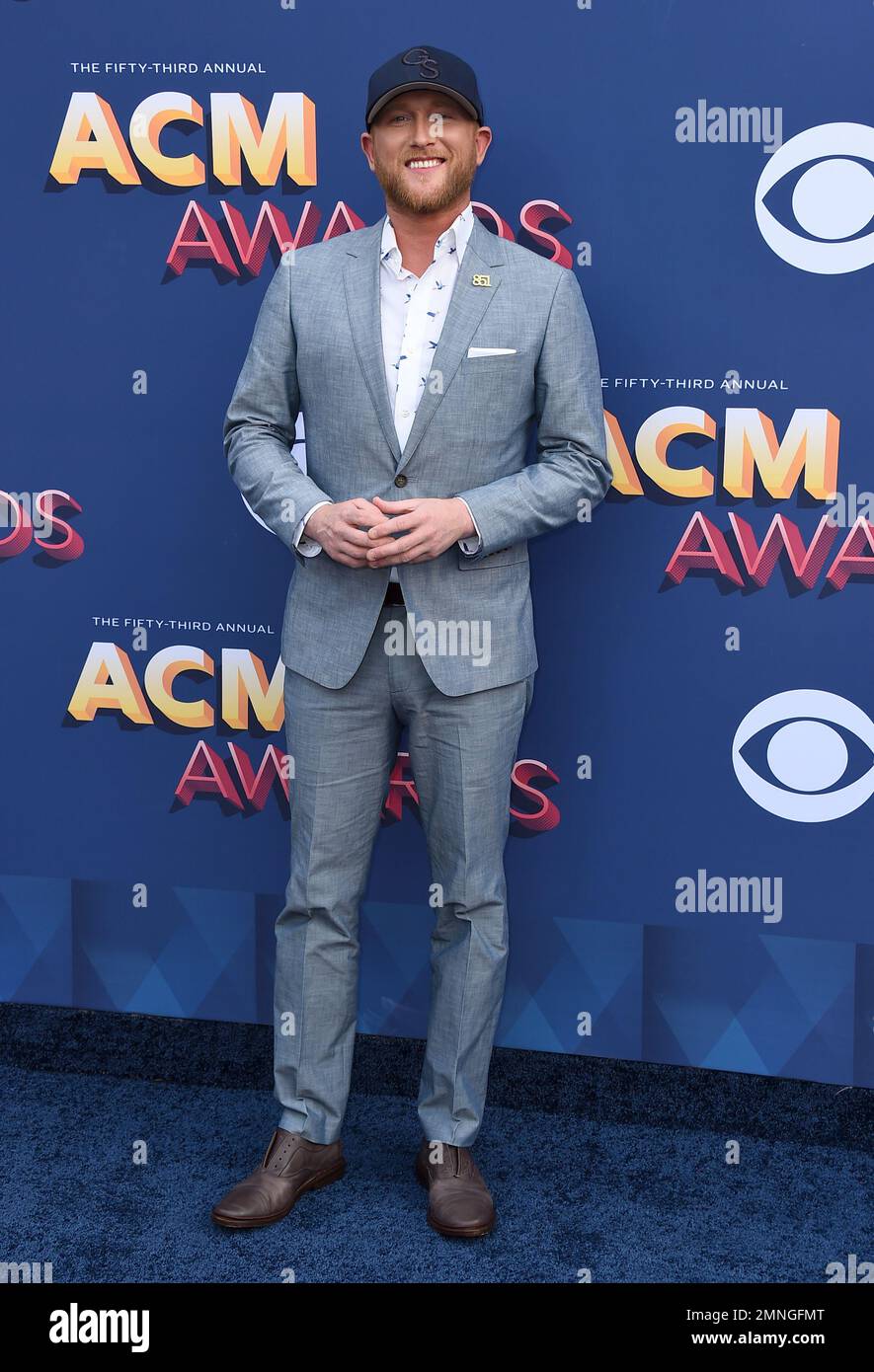 Cole Swindell arrives at the 53rd annual Academy of Country Music ...