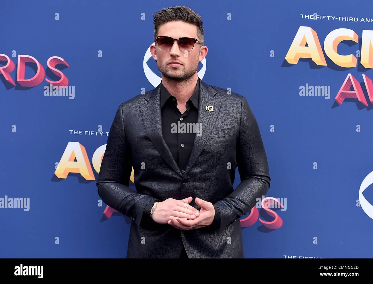 Michael Ray arrives at the 53rd annual Academy of Country Music Awards ...