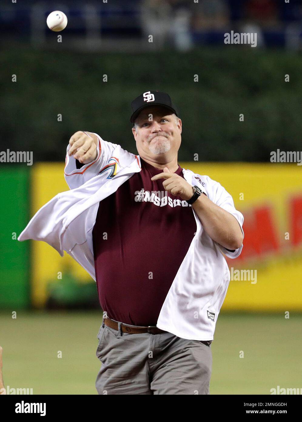 Ty Thompson, the principal of Marjory Stoneman Douglas High School ...