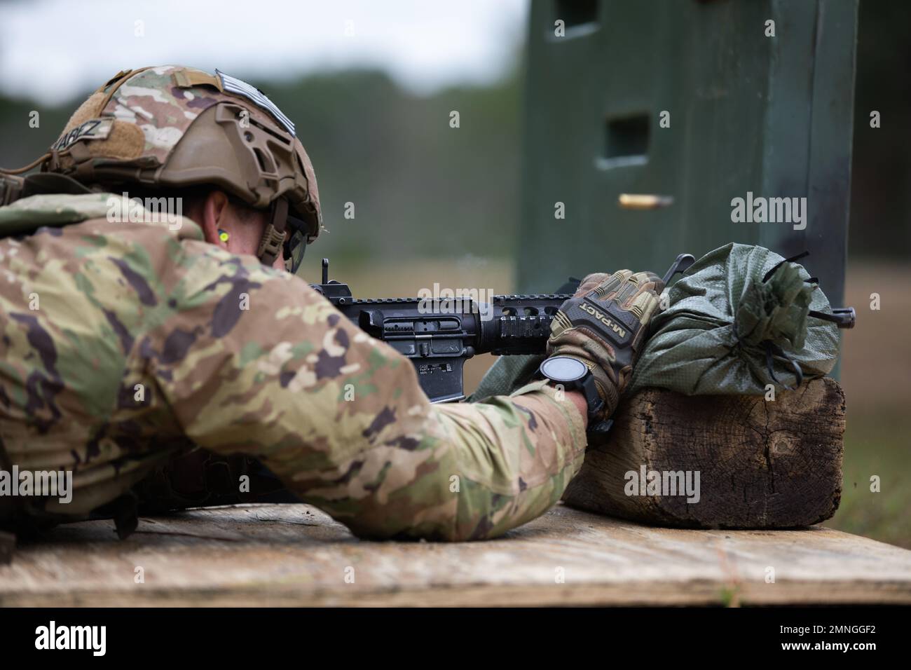 Spc. Samuel Alverez of Squad 1, representing U.S. Army Forces Command ...