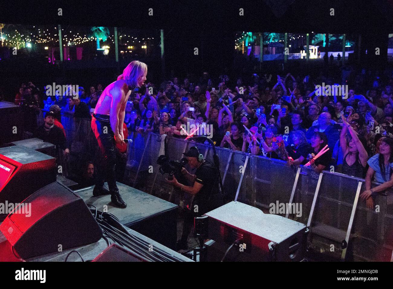 Yoshiki of X Japan performs at the Coachella Music & Arts Festival at ...