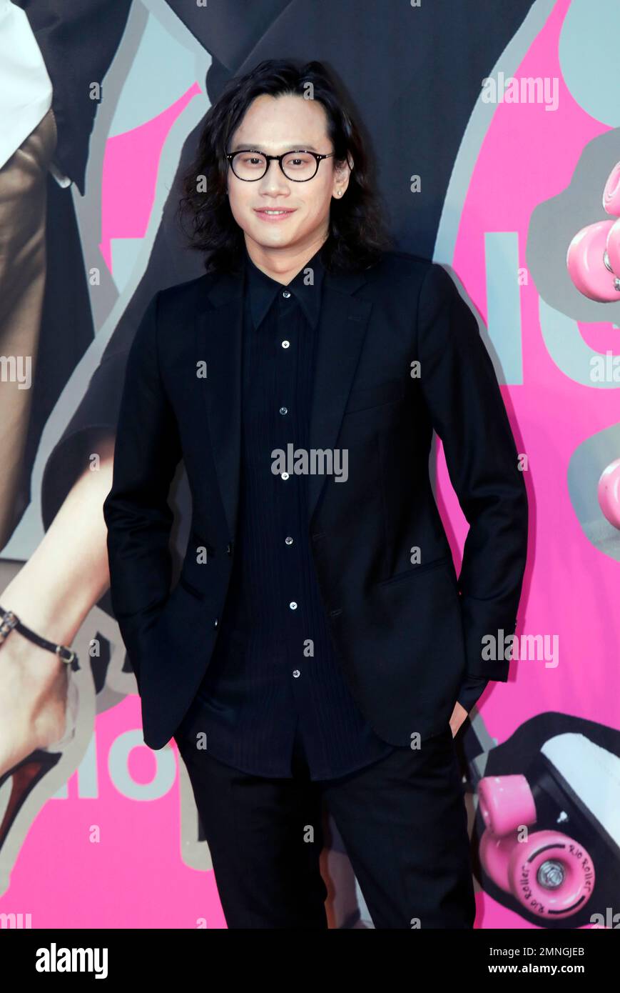 Hong Kong director Derek Hui poses on the red carpet of the Hong Kong ...