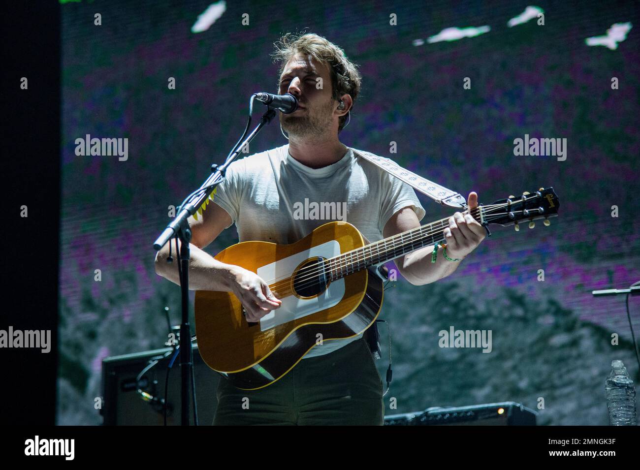 Robin Pecknold of the Fleet Foxes performs at the Coachella Music ...