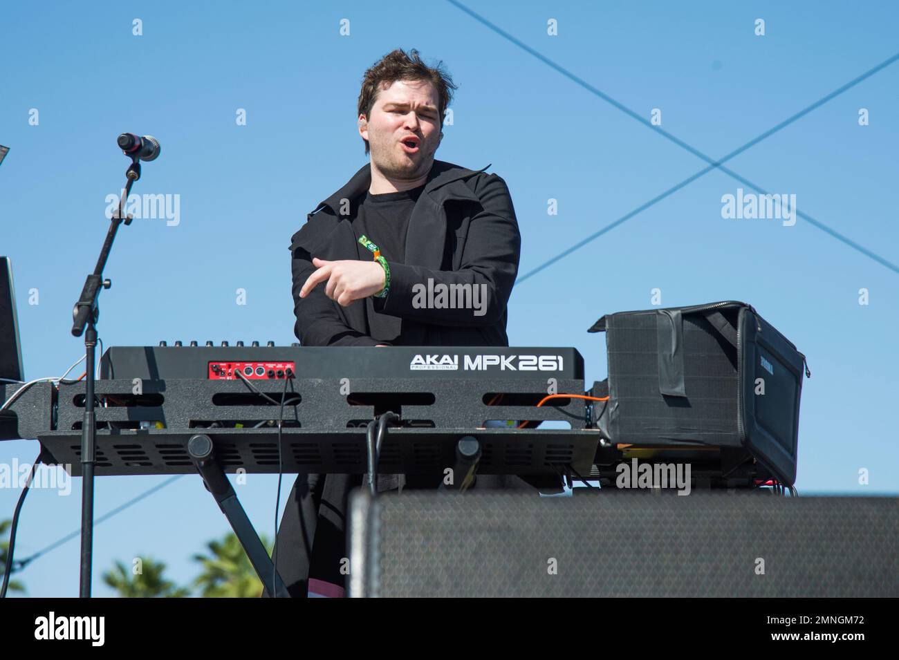 Jeremy Lloyd of Marian Hill performs at Coachella Music & Arts Festival ...