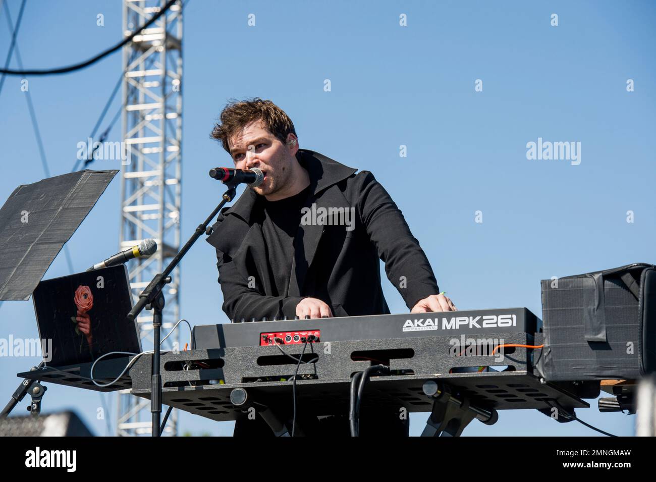 Jeremy Lloyd of Marian Hill performs at Coachella Music & Arts Festival ...