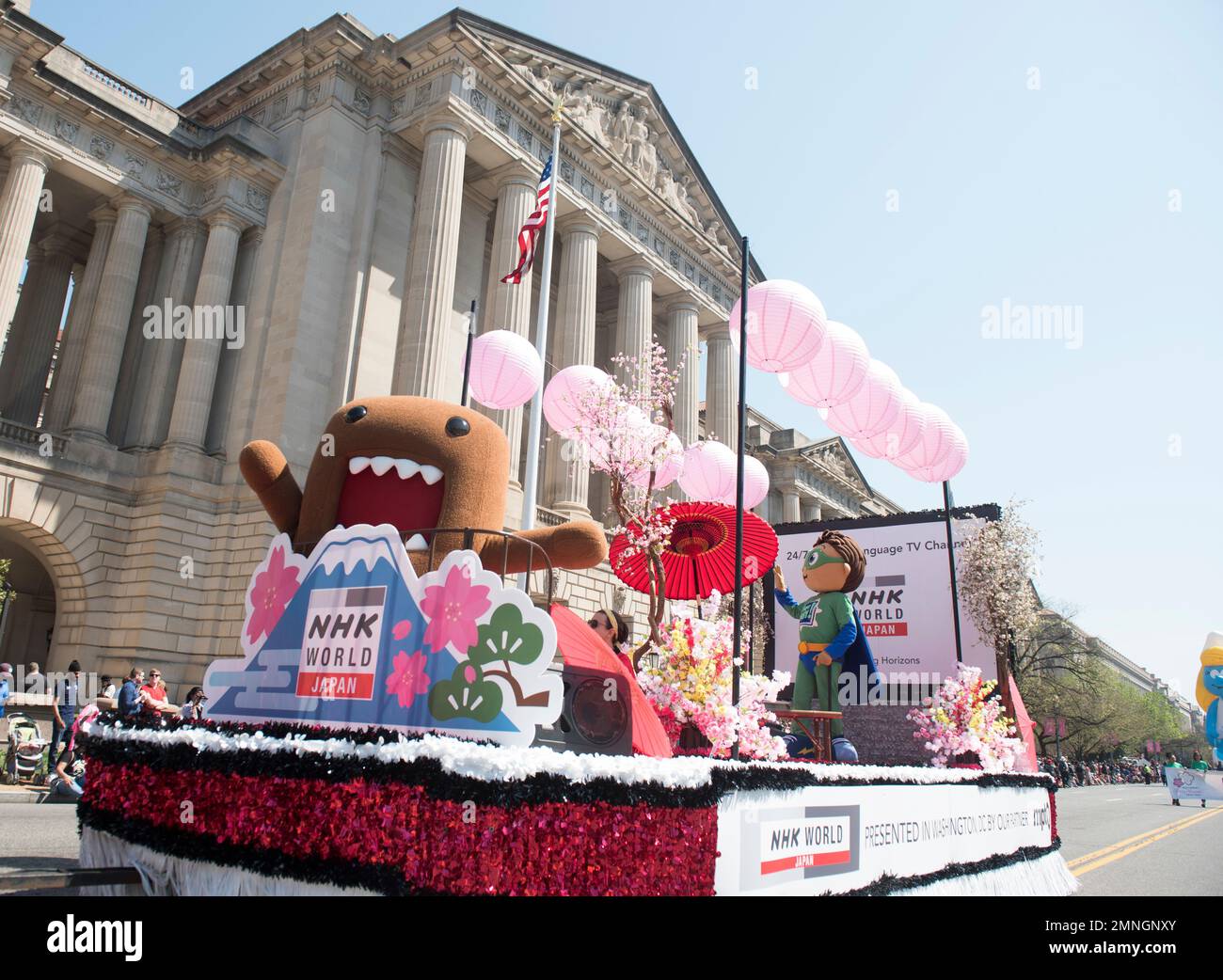 IMAGE DISTRIBUTED NHK WORLD - NHK WORLD-JAPAN's mascot, Domo, left ...
