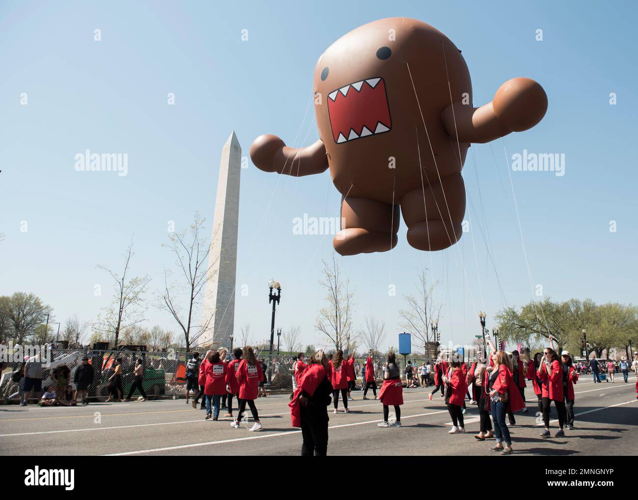 IMAGE DISTRIBUTED NHK WORLD - NHK WORLD-JAPAN's mascot, Domo, floats ...