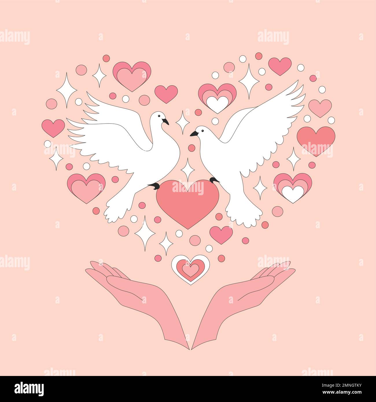 Retro 70s backgrounds groovy Stock Vector Images - Alamy