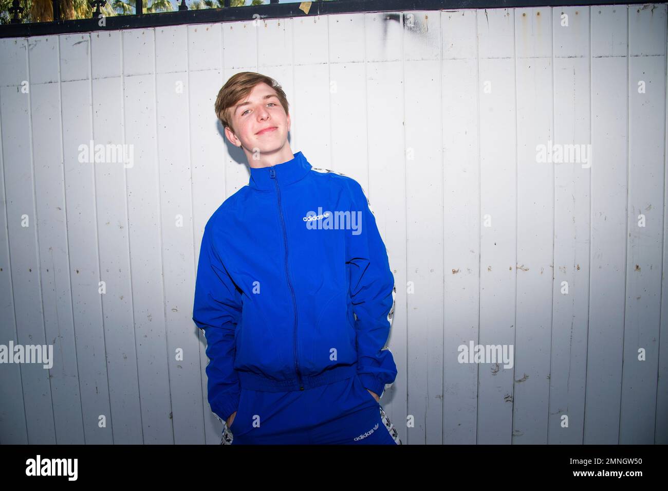Whethan poses at Coachella Music & Arts Festival at the Empire Polo ...