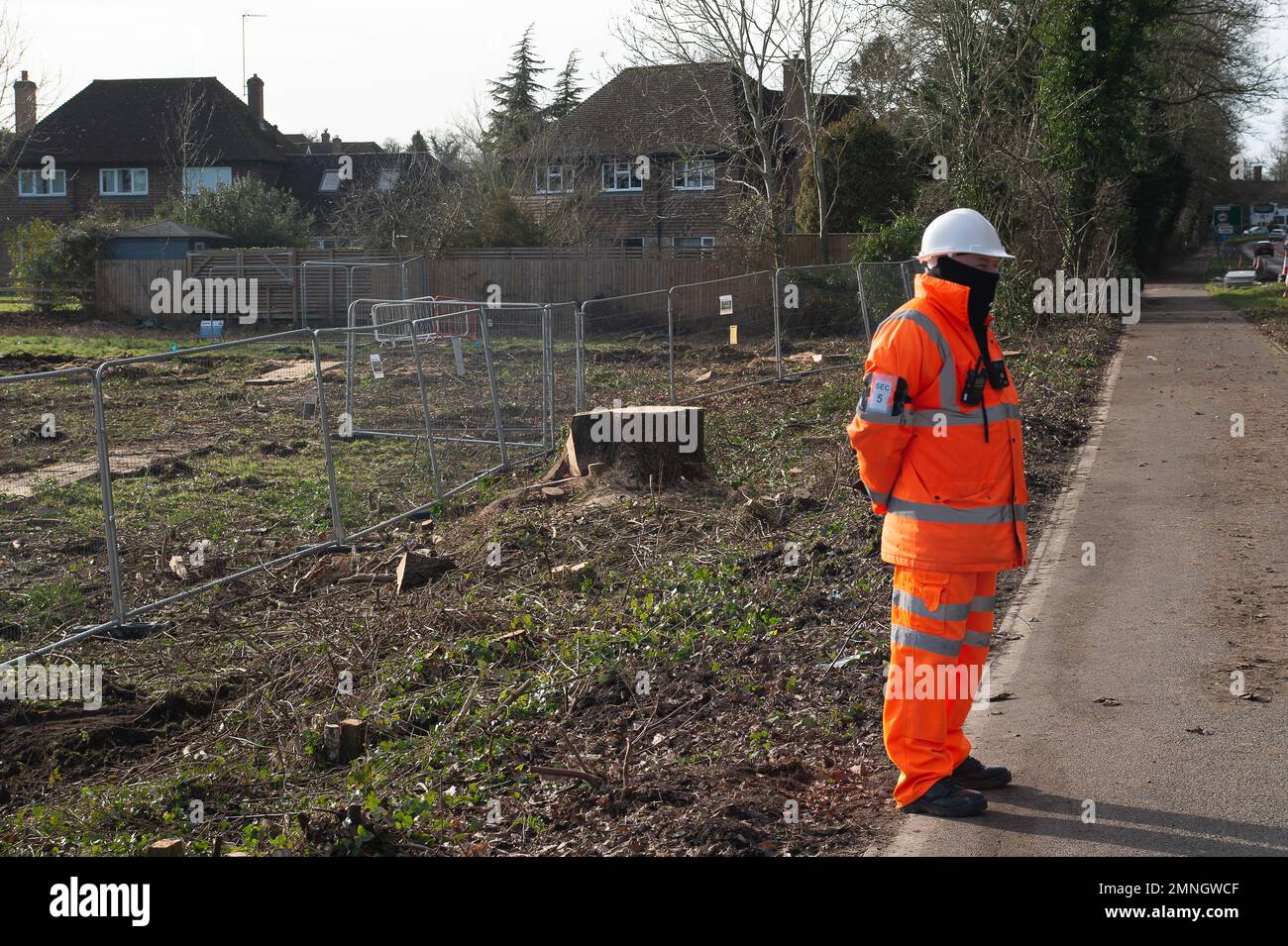 Hs2 removing trees hi-res stock photography and images - Alamy