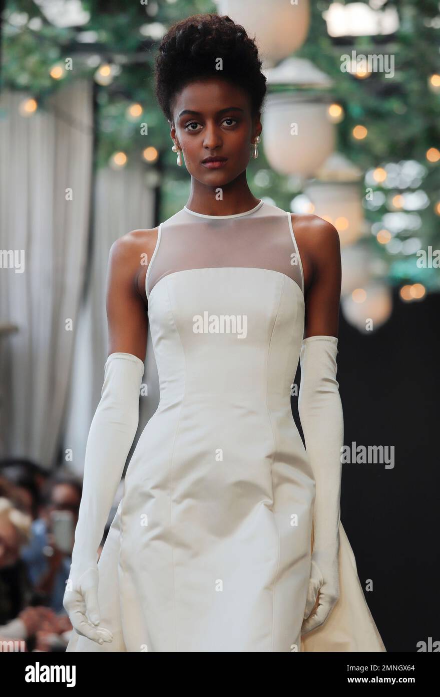 The first-ever bridal gown from the late fashion designer Amsale Aberra ...