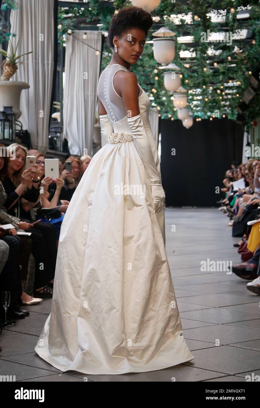 The first-ever bridal gown from the late fashion designer Amsale Aberra ...