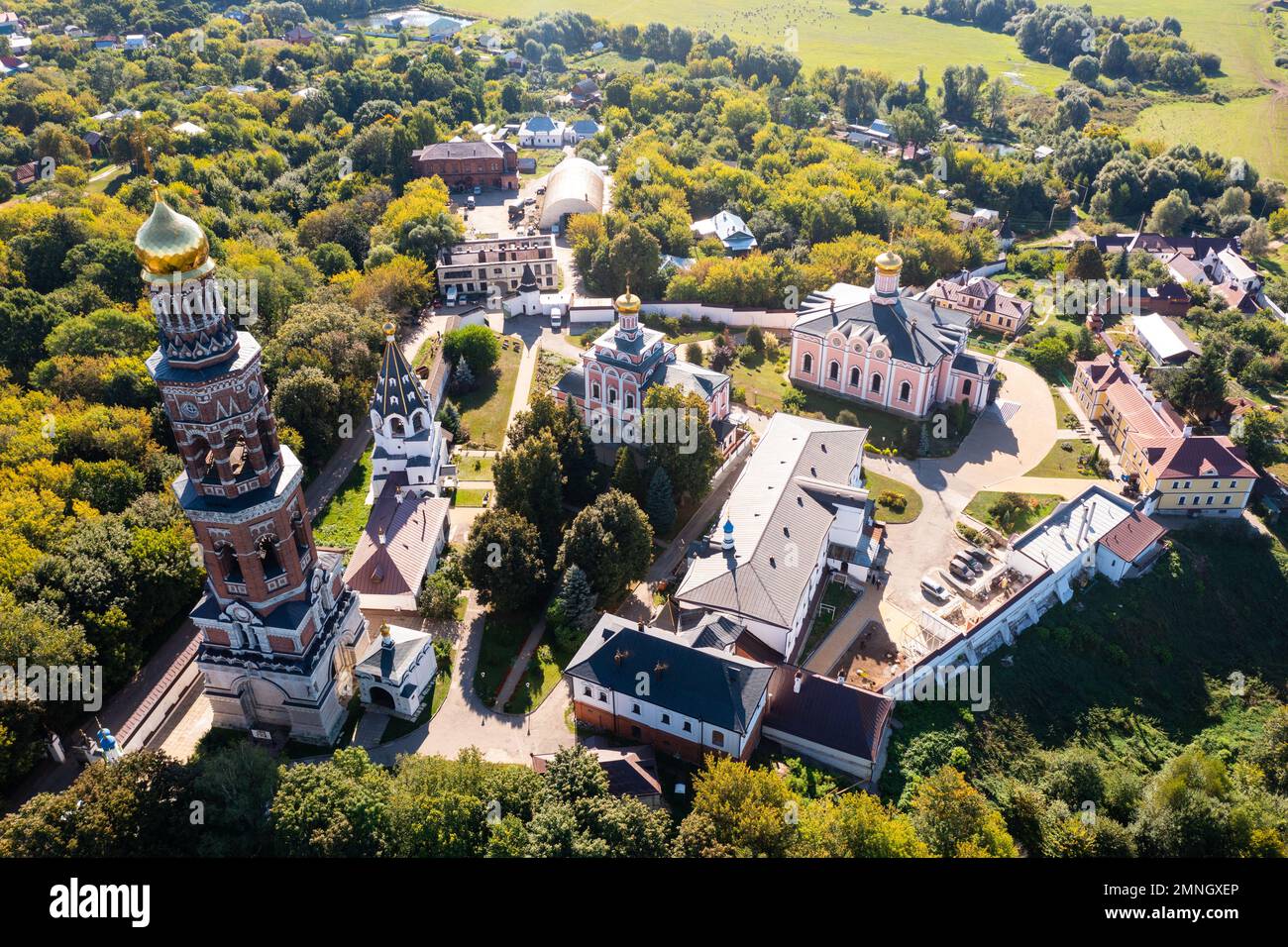 Bird's eye view of Monastery of Saint John the Theologian in ...