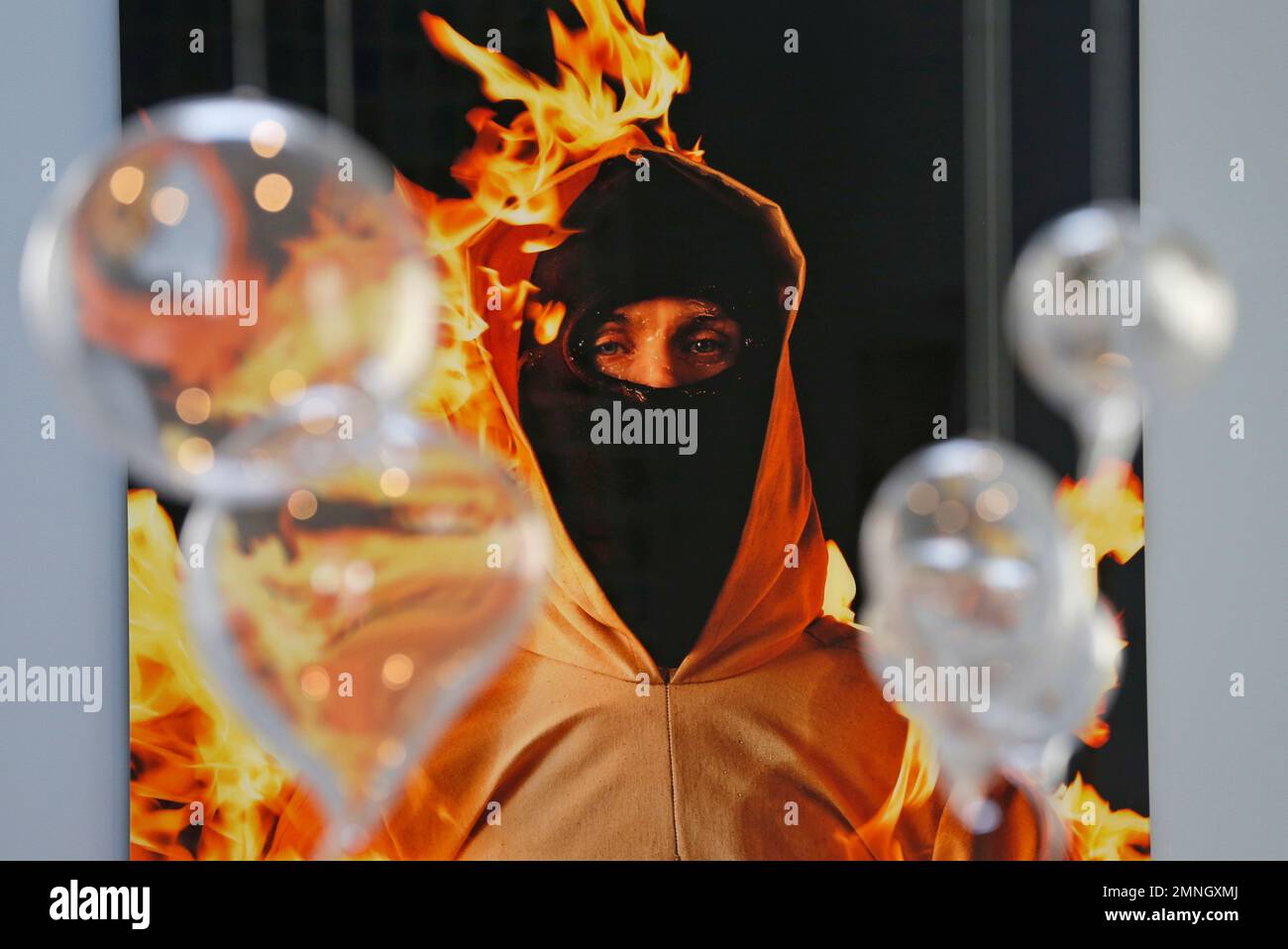 Artwork is on display in the new Markel Center which houses the ...