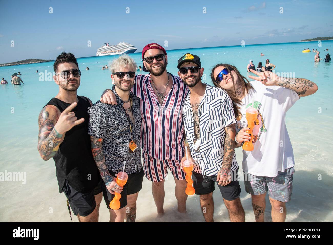 Alex Roman, left, Bryan Kuznitz , Paul Spirou, and Blake Saul of Fame ...