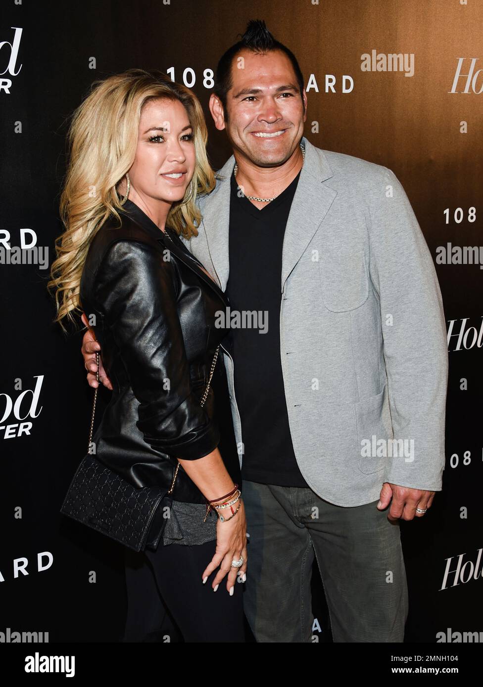 Johnny Damon and wife Michelle Mangan attend The Hollywood Reporter's ...