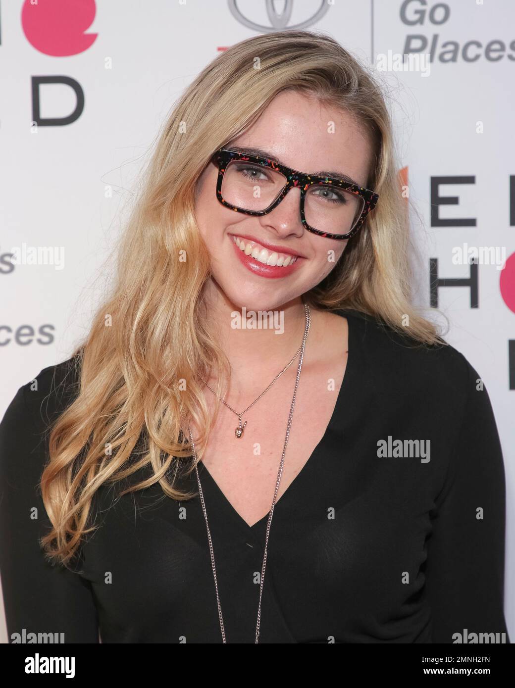 Student activist Delaney Tarr attends the Women in the World Summit ...