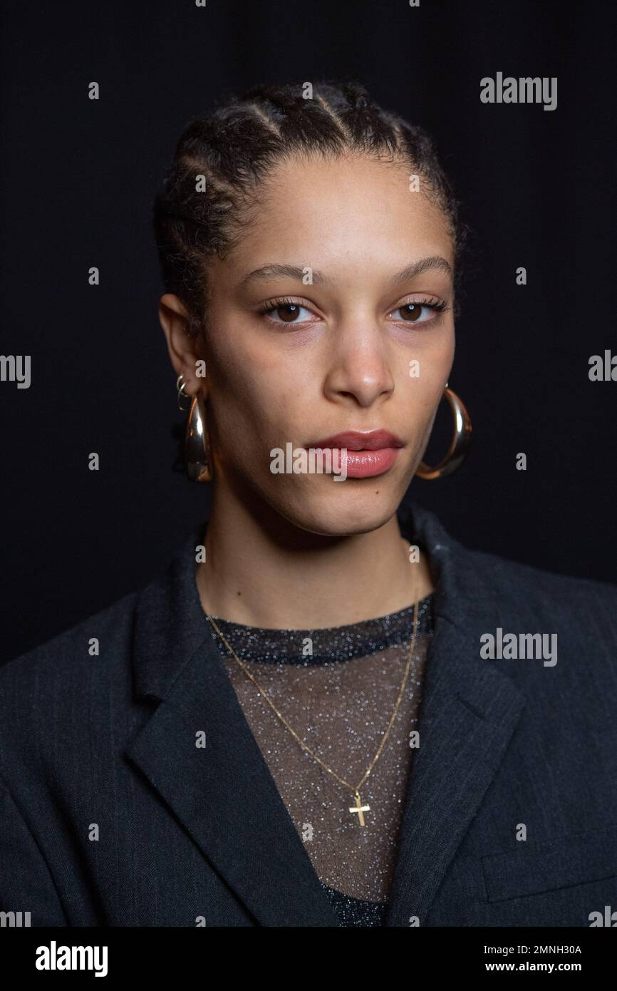 Angele Mac attending a Portrait Session during the 30th Gerardmer ...