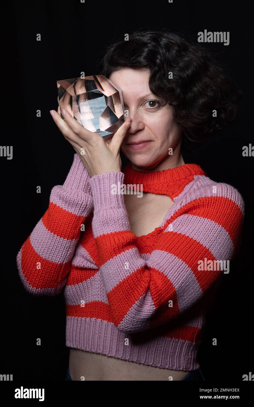 Ann Oren attending a Portrait Session during the 30th Gerardmer ...