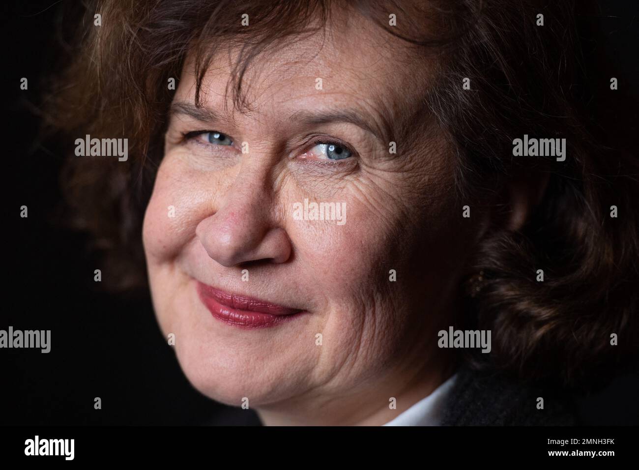 Anne Le Ny attending a Portrait Session during the 30th Gerardmer ...