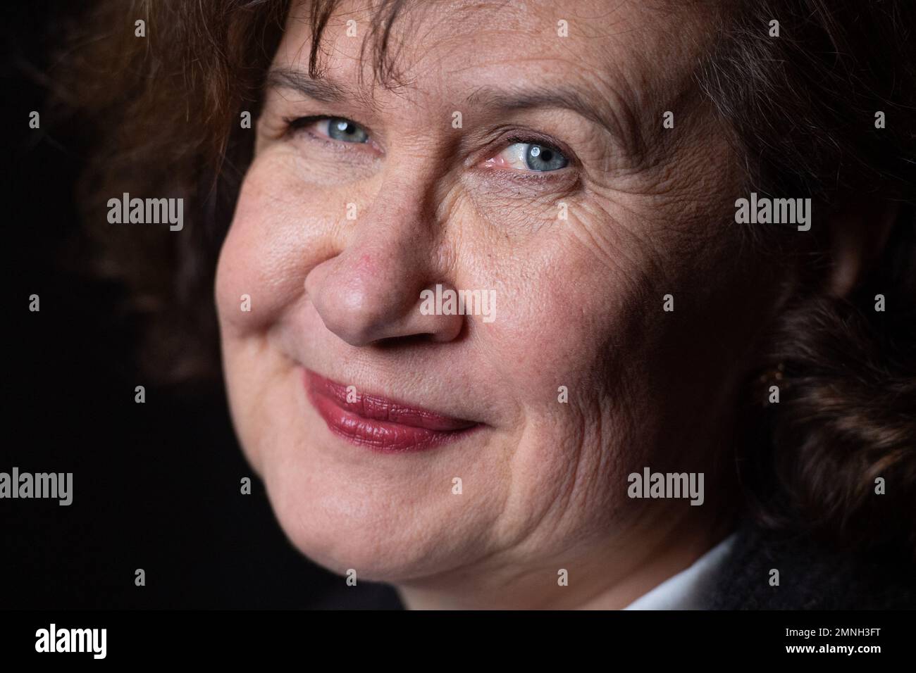 Anne Le Ny attending a Portrait Session during the 30th Gerardmer ...