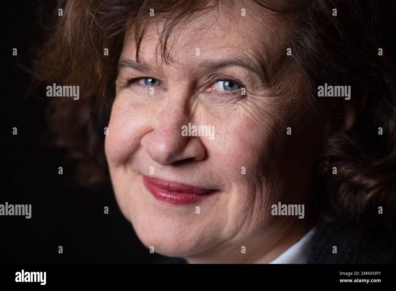 Anne Le Ny attending a Portrait Session during the 30th Gerardmer ...