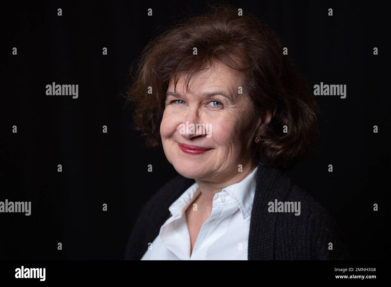 Anne Le Ny attending a Portrait Session during the 30th Gerardmer ...
