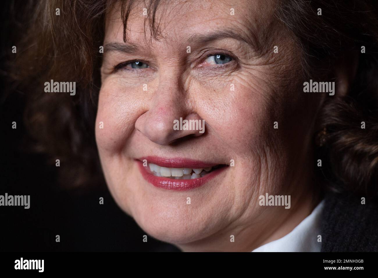 Anne Le Ny attending a Portrait Session during the 30th Gerardmer ...