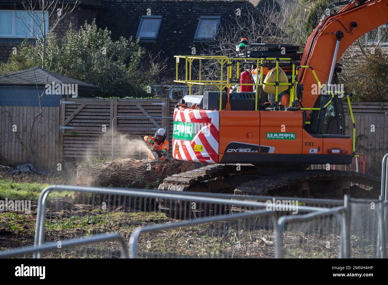 Hs2 removing trees hi-res stock photography and images - Alamy