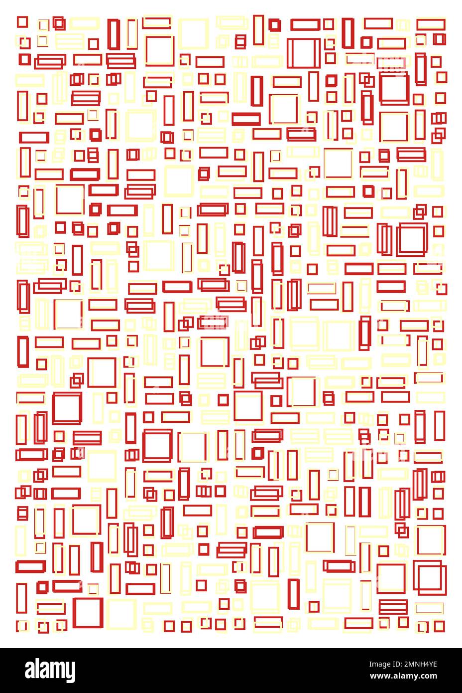 Abstract Offset Quads generative art background art illustration Stock ...