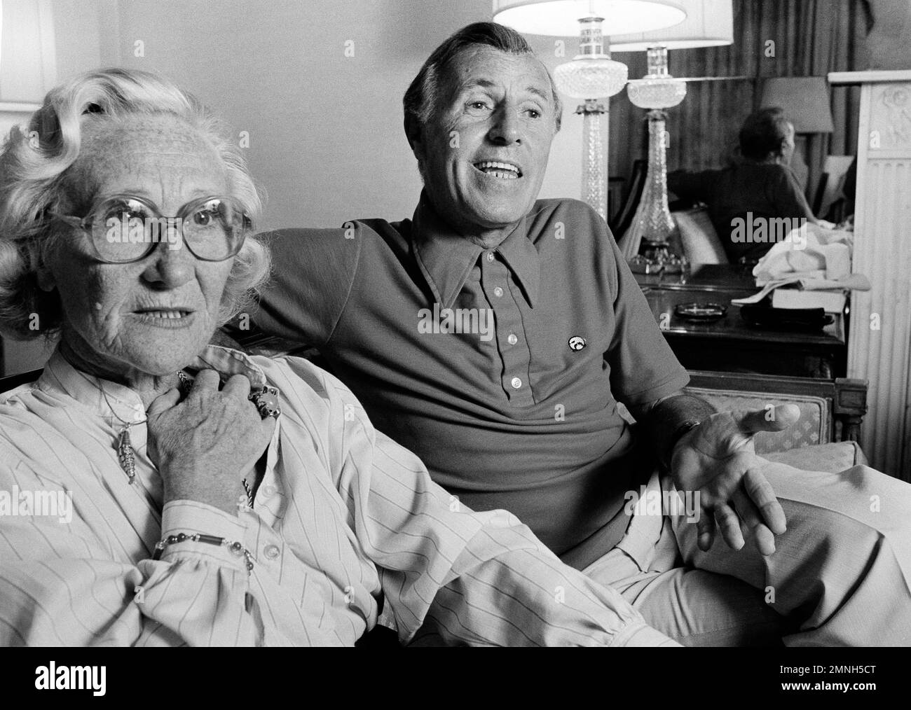 Barbara and Hugh Gibb, parents of pop group the Bee Gees and soloist ...