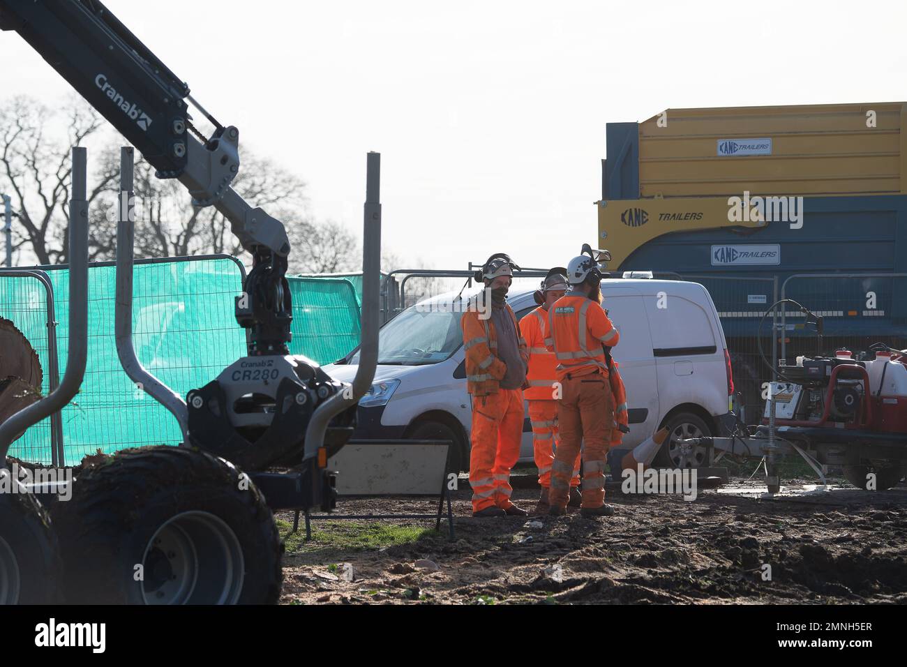 Hs2 removing trees hi-res stock photography and images - Alamy