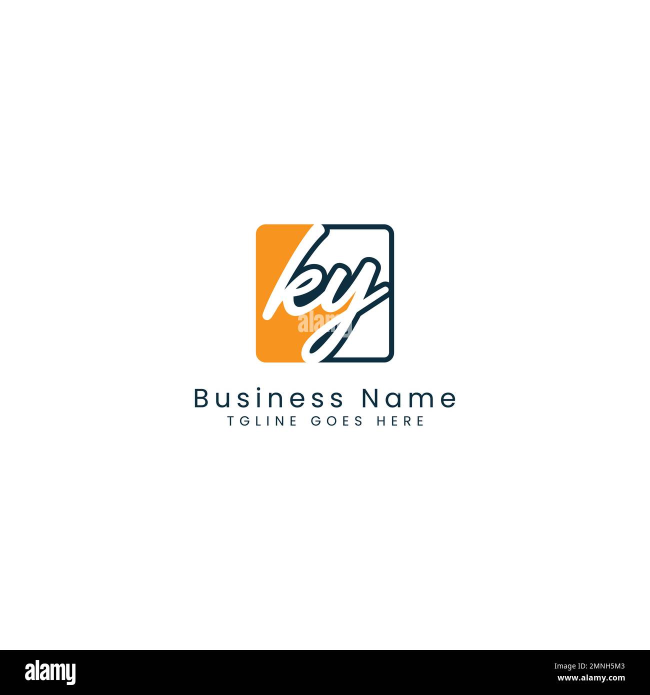 K Y Ky Initial Letter Handwritten And Signature Vector Image Template 1615