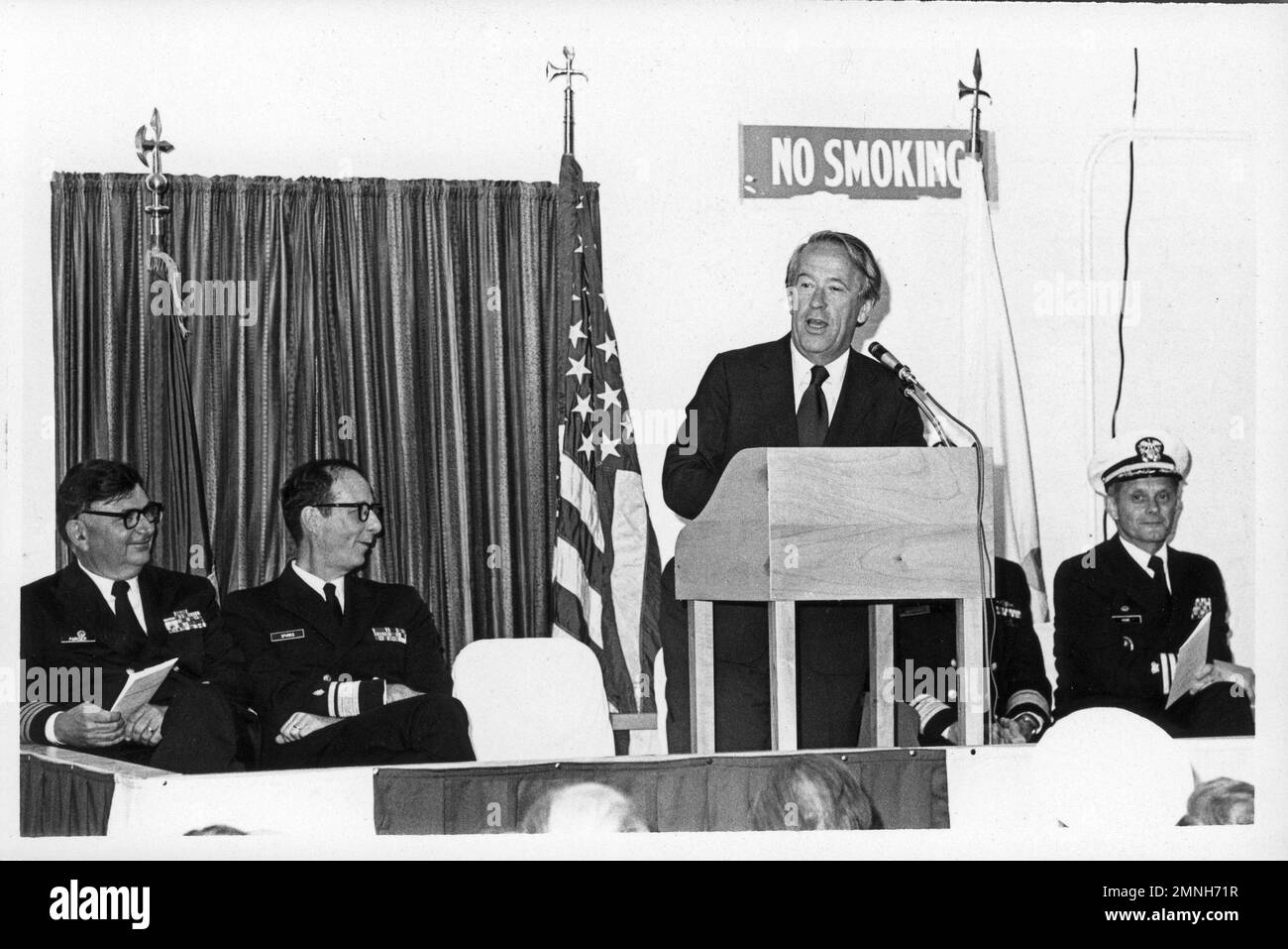 Senator Henry M. Jackson, principal speaker, ground-breaking ceremony ...