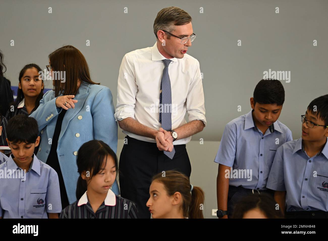 Nsw Premier Dominic Perrottet and Minister for Education and Early ...